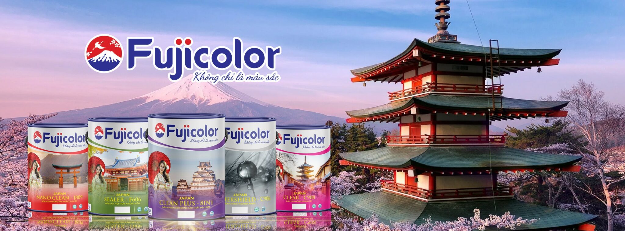 Sơn Fujicolor - Mang màu sắc đến ngôi nhà của bạn Sơn Fujicolor